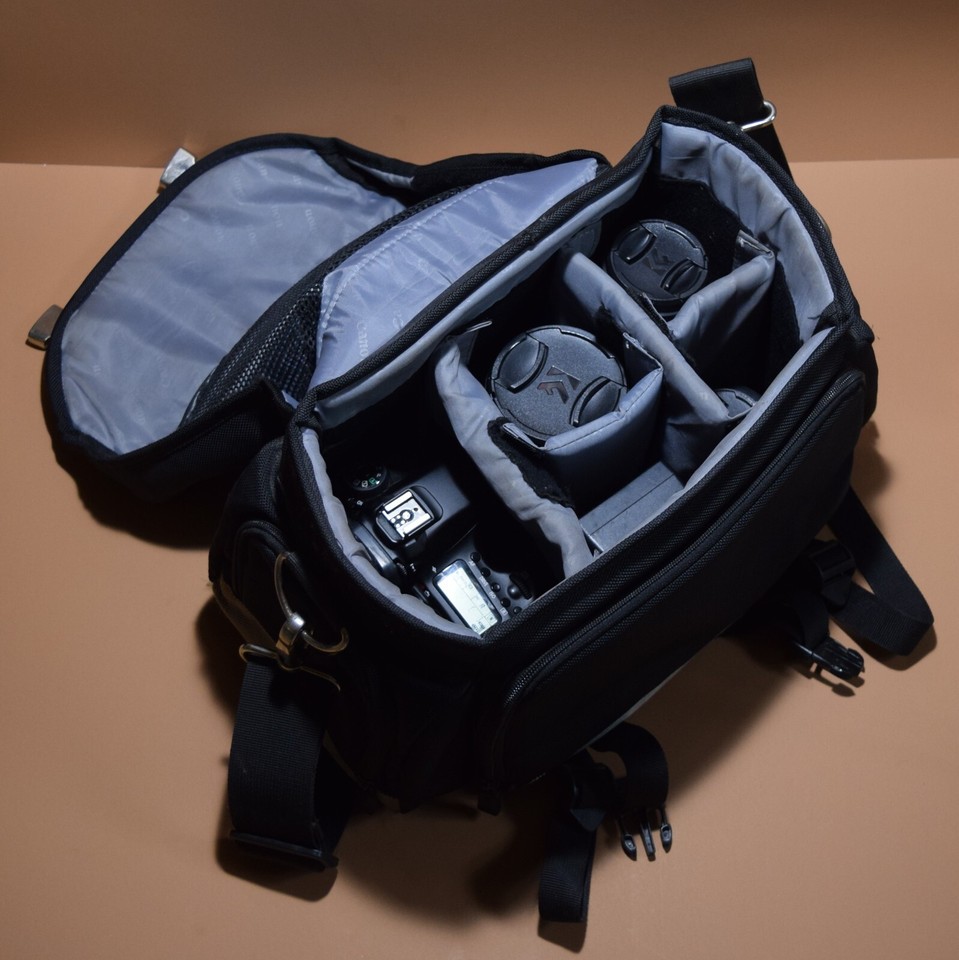 Canon EOS 70D 20.2MP Digital SLR Camera bundle W/ Bag, 3 Lenses, 32 MB ...