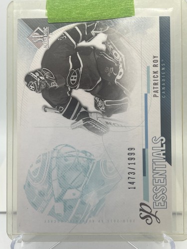 2010-11 SP Authentic SP Essentials #207 Patrick Roy /1999 | eBay