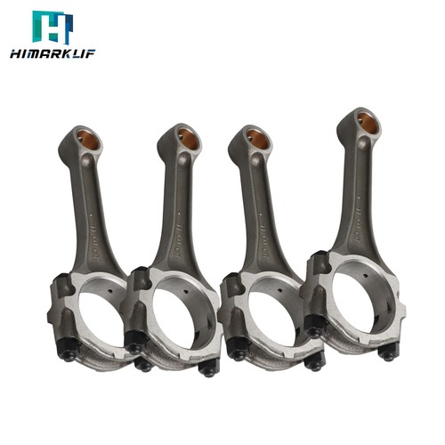Set of 4 Connecting Rod Fit for Nissan 240SX 2.4L Engine KA24 KA24DE ...