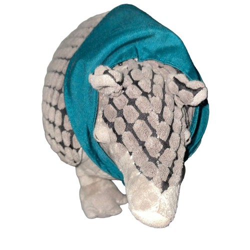 Fiesta Plush Armadillo Bandana Stuffed Animal Realistic Gray Green Toy ...
