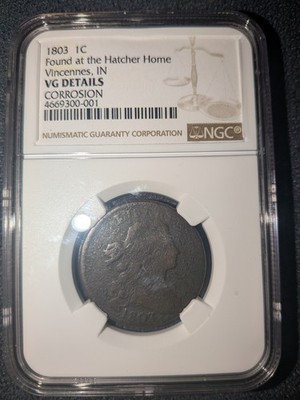 ☆1803 Draped Bust Large Cent – Early U.S. Copper – One Cent – Historic ...
