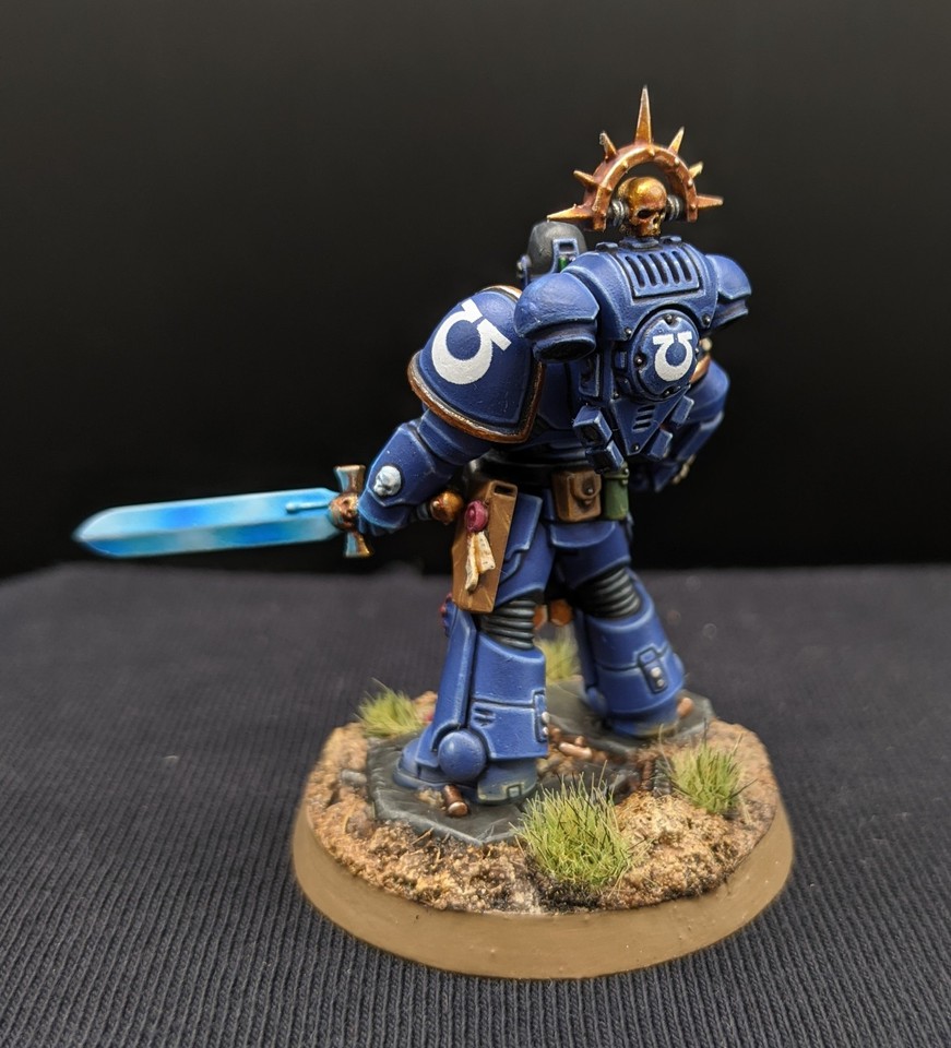 Lieutenant Amulius Pro Painted Space Marine Warhammer 40k Ultramarines ...