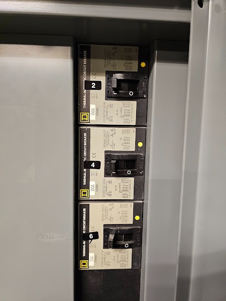 Square D I-Line 1200 Amp Panel with Main & Breakers 480Y/277 Volt 3 ...
