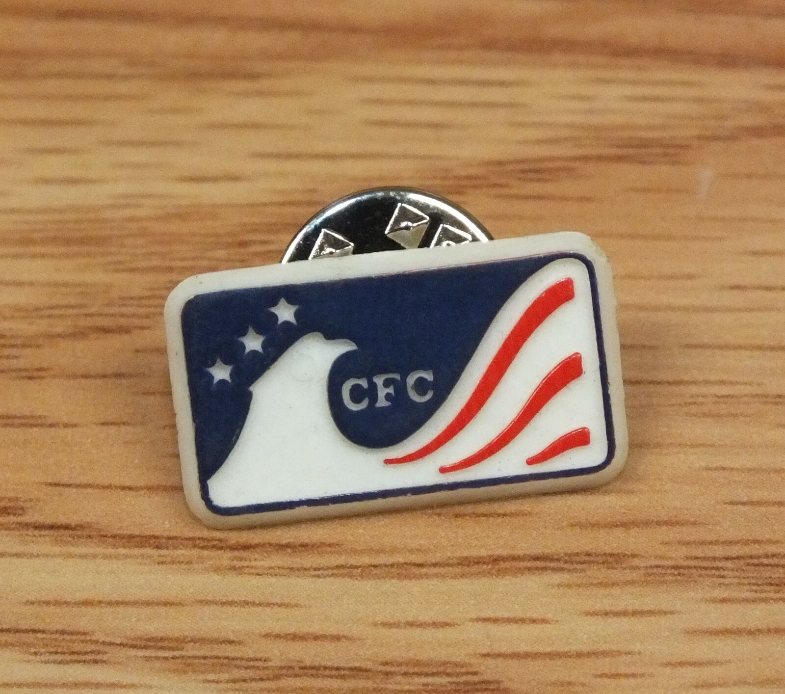 CFC Combined Federal Campaign Red White & Blue Collectible Plastic Pin ...