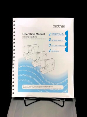 Brother SB1000T Sewing Machine Manual User Guide COLOR Copy Reprint ...