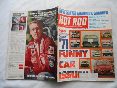 HOT ROD magazine-APRIL 1971--'71 FUNNY CAR ISSUE | eBay