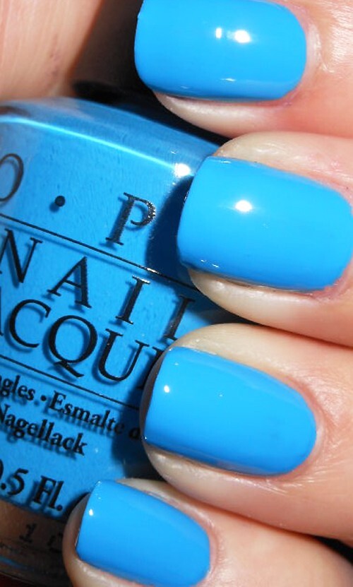 OPI Nail Lacquer "NL B93 OGRE-THE-TOP BLUE" SHREK FOREVER AFTER CLXN ...