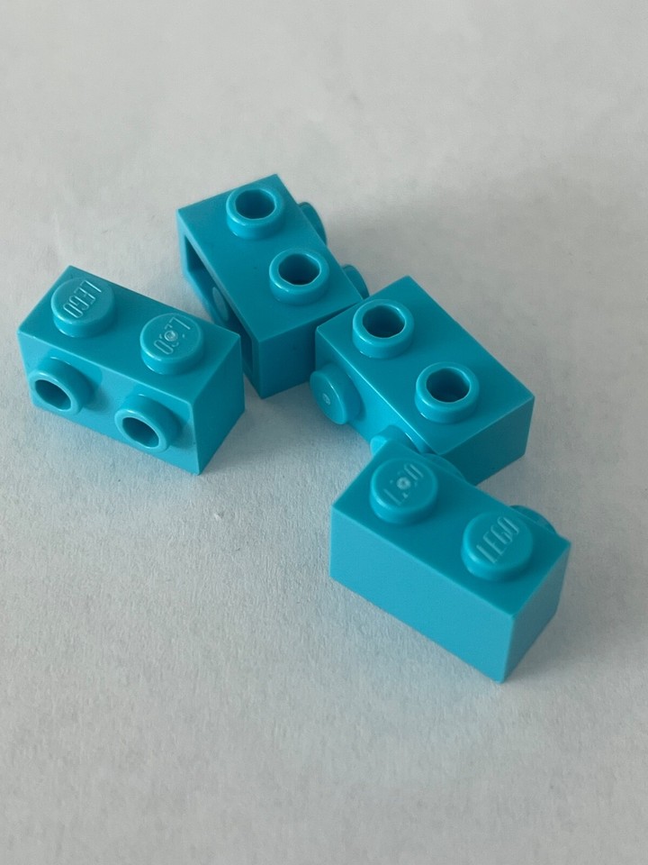 LEGO Parts 11211 (4pcs) Brick, Modified 1x2 w Studs on 1 Side Choose ...