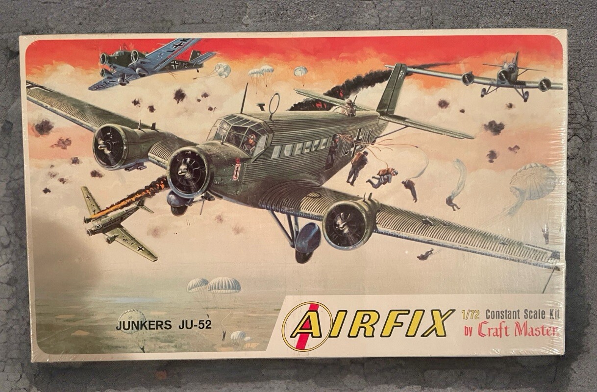 Junkers JU-52 Model Kit 1507-150 Airfix by Craft Master 1/72 Scale ...