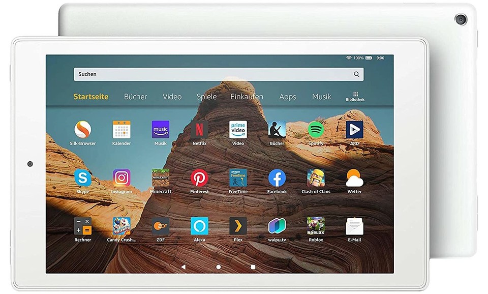 Amazon Fire HD 10 Tablet with Alexa Hand Free 64GB 1080p Full HD UK ...