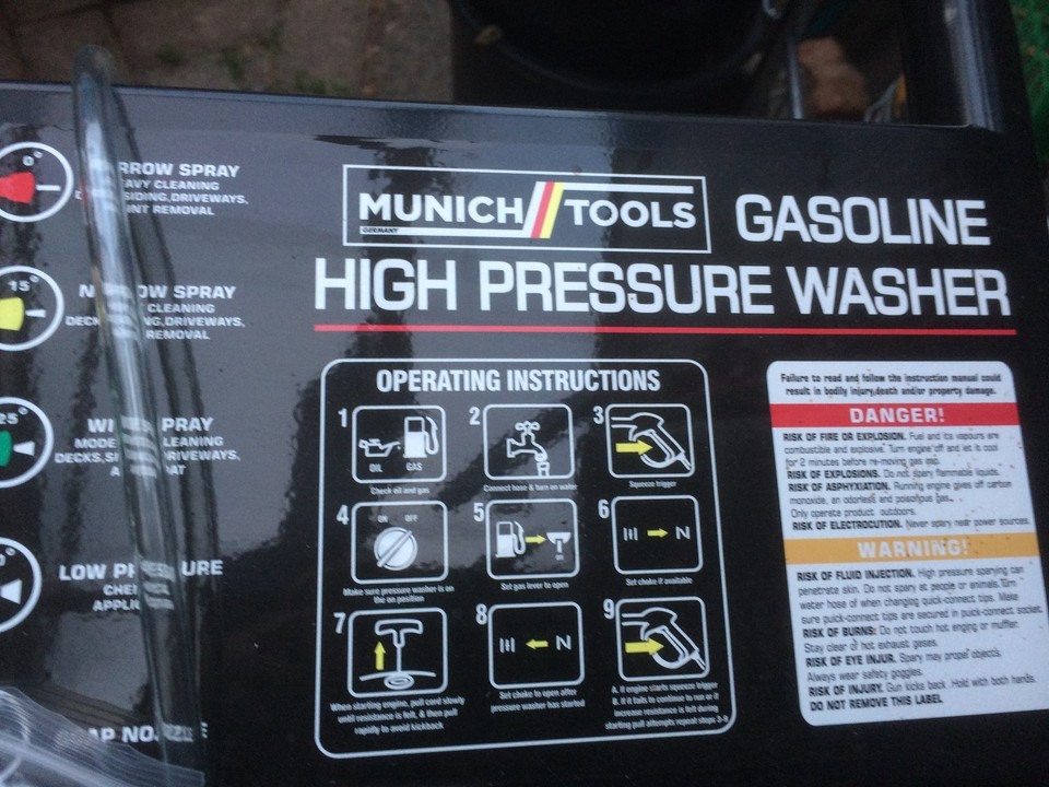 BRAND NEW Munich Tools gasoline professional high pressure washer | eBay UK