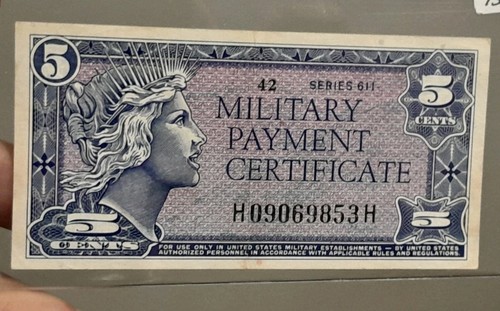 US MPC 5 Cents Series 611 XF-AU | eBay