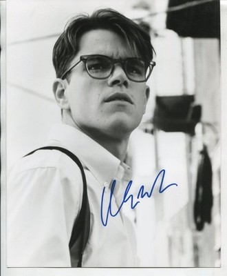 MATT DAMON signed AUTOGRAPH 1351 | eBay