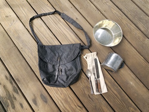 Civil War Federal Haversack And Mess Set Campaigner | eBay