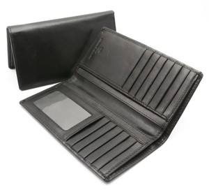 Leather Checkbook Wallet With Calculator Slot | semashow.com