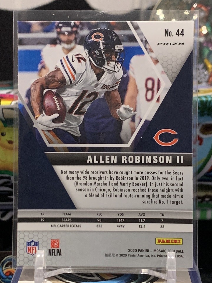 2020 Panini Mosaic Mosaic Silver #44 Allen Robinson II BEARS NK3V | eBay