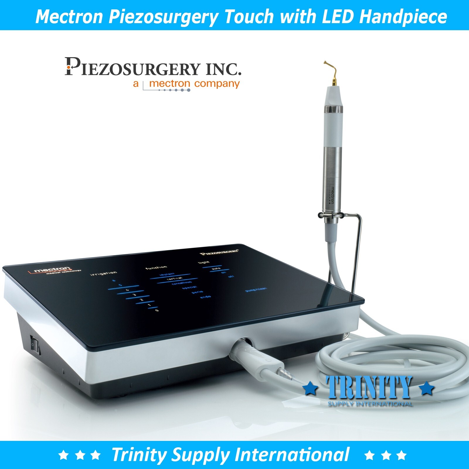 Mectron PiezoSurgery Touch Black Dental Ultrasonic Piezo Unit with LED ...