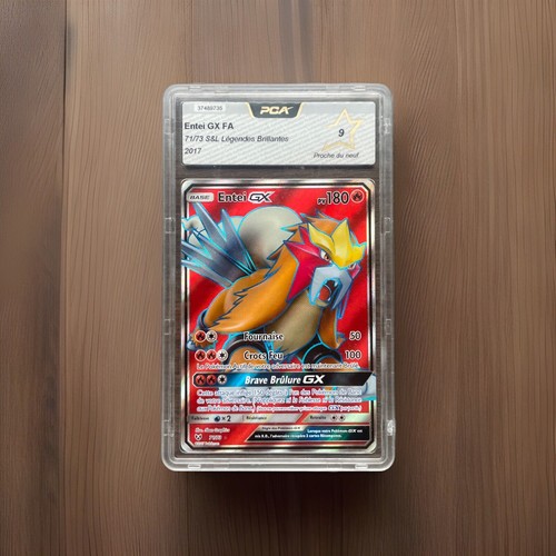 Carte Pokemon - Entei GX Full Art - 71/73 - Légendes Brillantes - PCA 9 ...