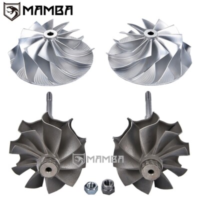 580HP Upgrade Turbo Compressor + Turbine Wheel For Nissan VR30 Z Q60 ...