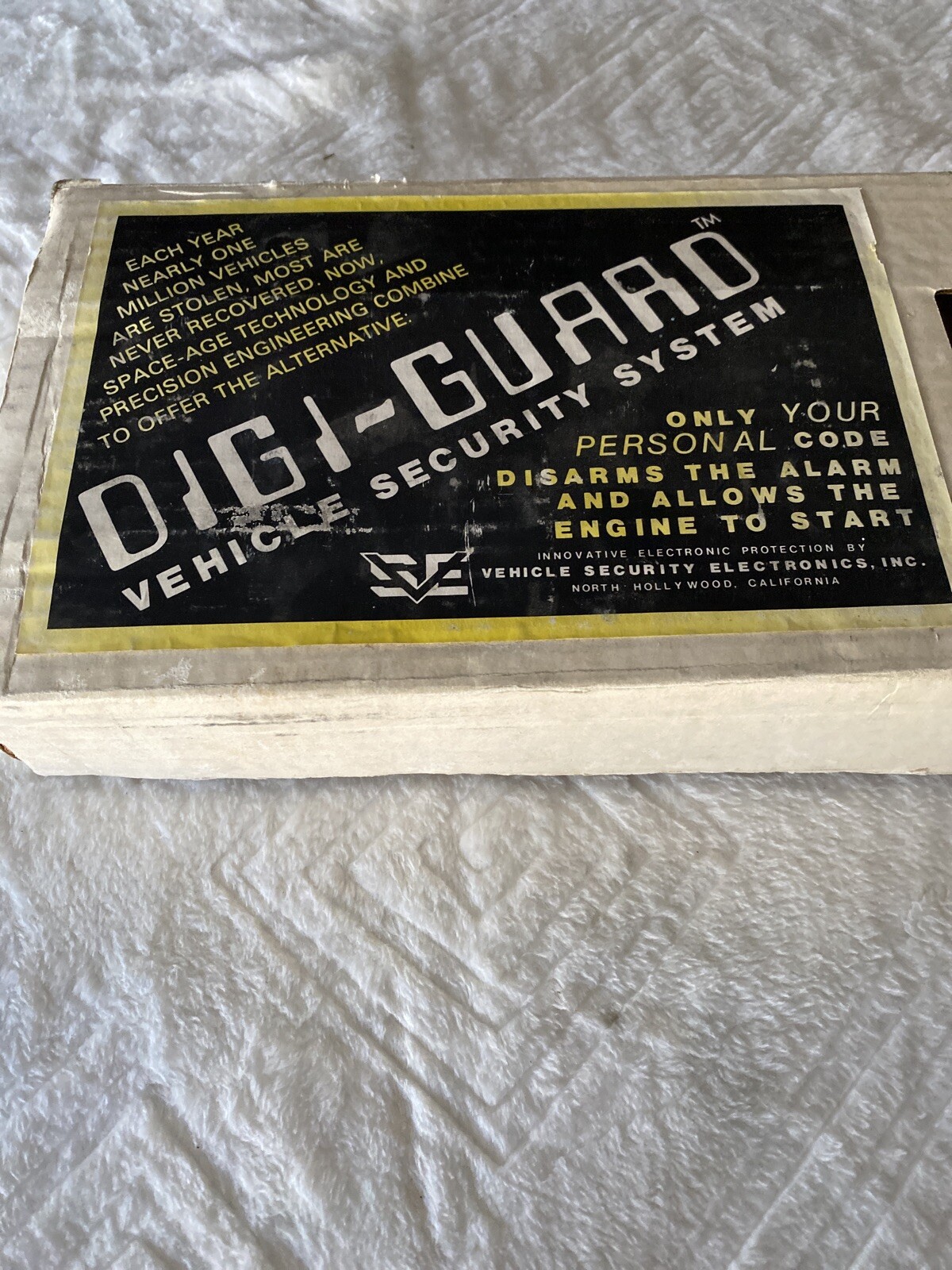 Vintage Digi-Guard Security Car Alarm System | eBay