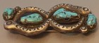 !Superb! Zuni attr Dan Simplicio or Juan Calavaza Snakes Pin Turquoise ...