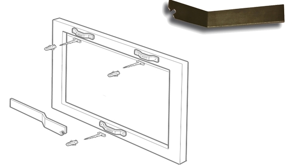 picture frame security kit Anti Theft Picture Security fixing kit T ...