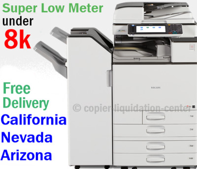 Ricoh MPC3003 MP C3003 Color Laser Copier Print Fax Scan to Email. 30 ...