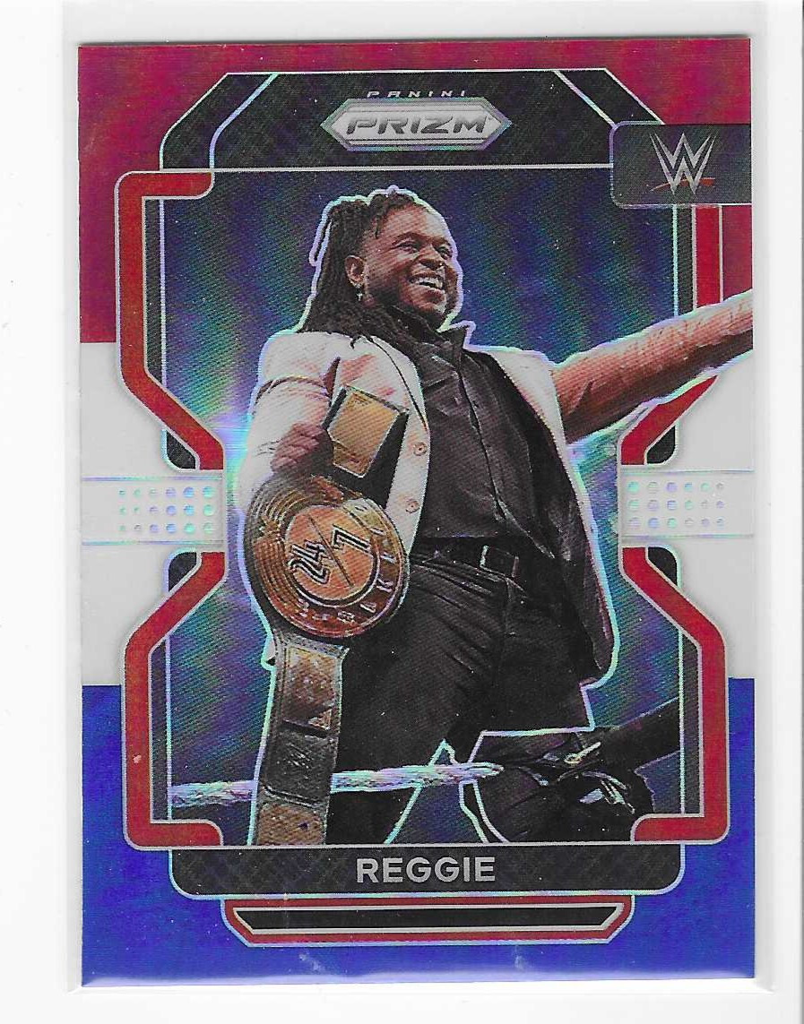 2022 Panini Prizm WWE Reggie Red White & Blue Prizm #127 | eBay