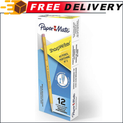 Paper Mate SharpWriter Mechanical Pencils, 0.7 mm HB #2 Lead, 12 Count ...