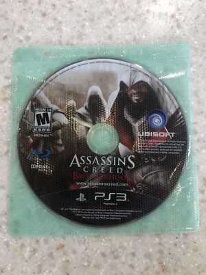 ASSASSIN'S CREED BROTHERHOOD disc only SONY PLAYSTATION 3 PLAY STATION ...