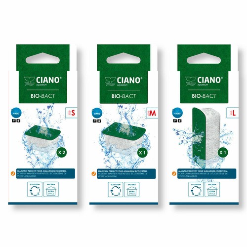 Ciano BIO-BACT Filter Media Replacement Cartridge CF40 CF80 CFBIO S / M ...