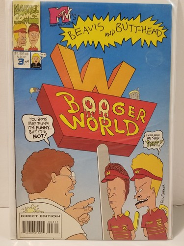 Beavis and Butt-Head Comic Book # 3 Marvel Comics 1994 MTV | eBay