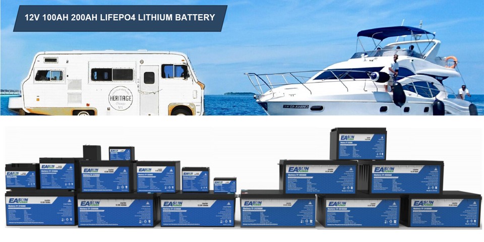 24V 100Ah 2560Wh LiFePO4 Lithium Battery Pack For Solar System Home HGV ...