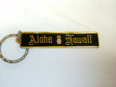 VINTAGE ALOHA HAWAII PINEAPPLE, PETE-PEKE KEY CHAIN | eBay