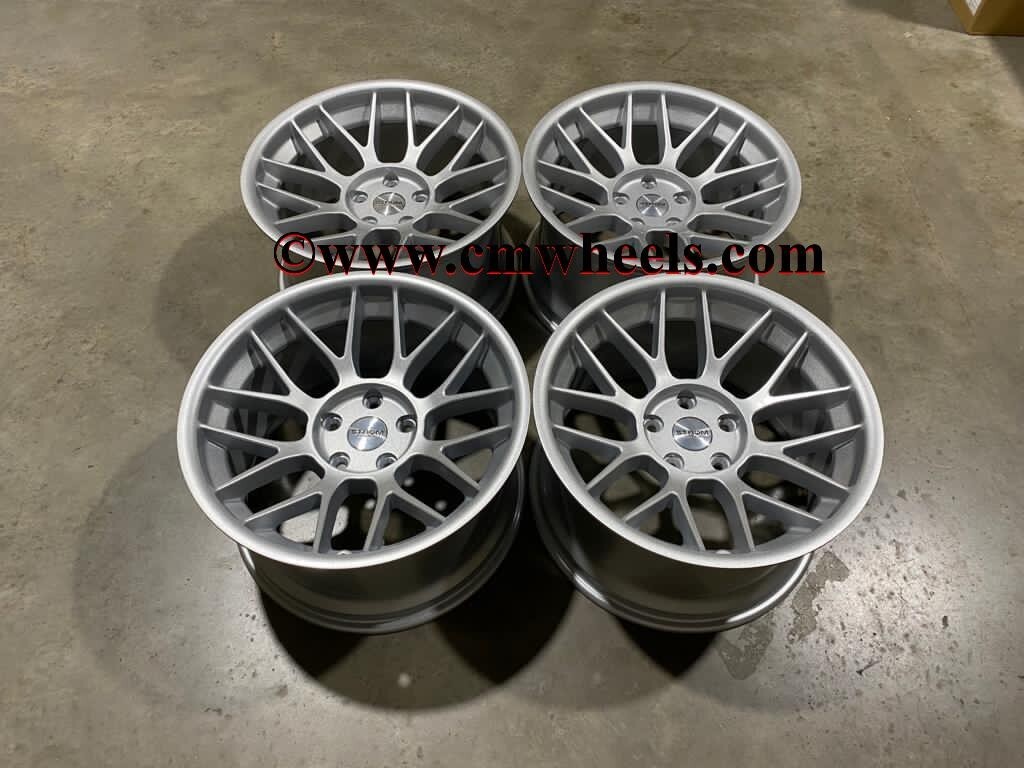 19" Strom STR2 RC ULTRA CONCAVE Alloy Wheels Quartz Silver BMW E60 E61 ...