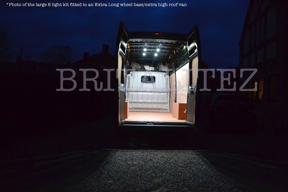 New LED Loading Lighting Kit for SWB Van - Sprinter - Ducato -Transit ...
