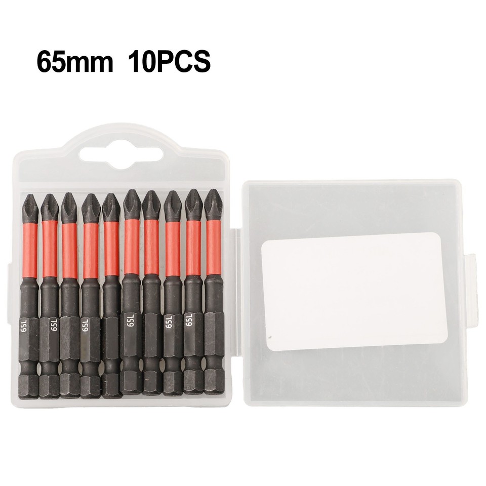 PH2 Magnetic Anti Slip Screwdriver Bit Set 10 Pack for Tight Grip on ...