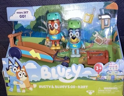 New Bluey RUSTY BLUEY'S GO KART GO-KART | Grelly USA