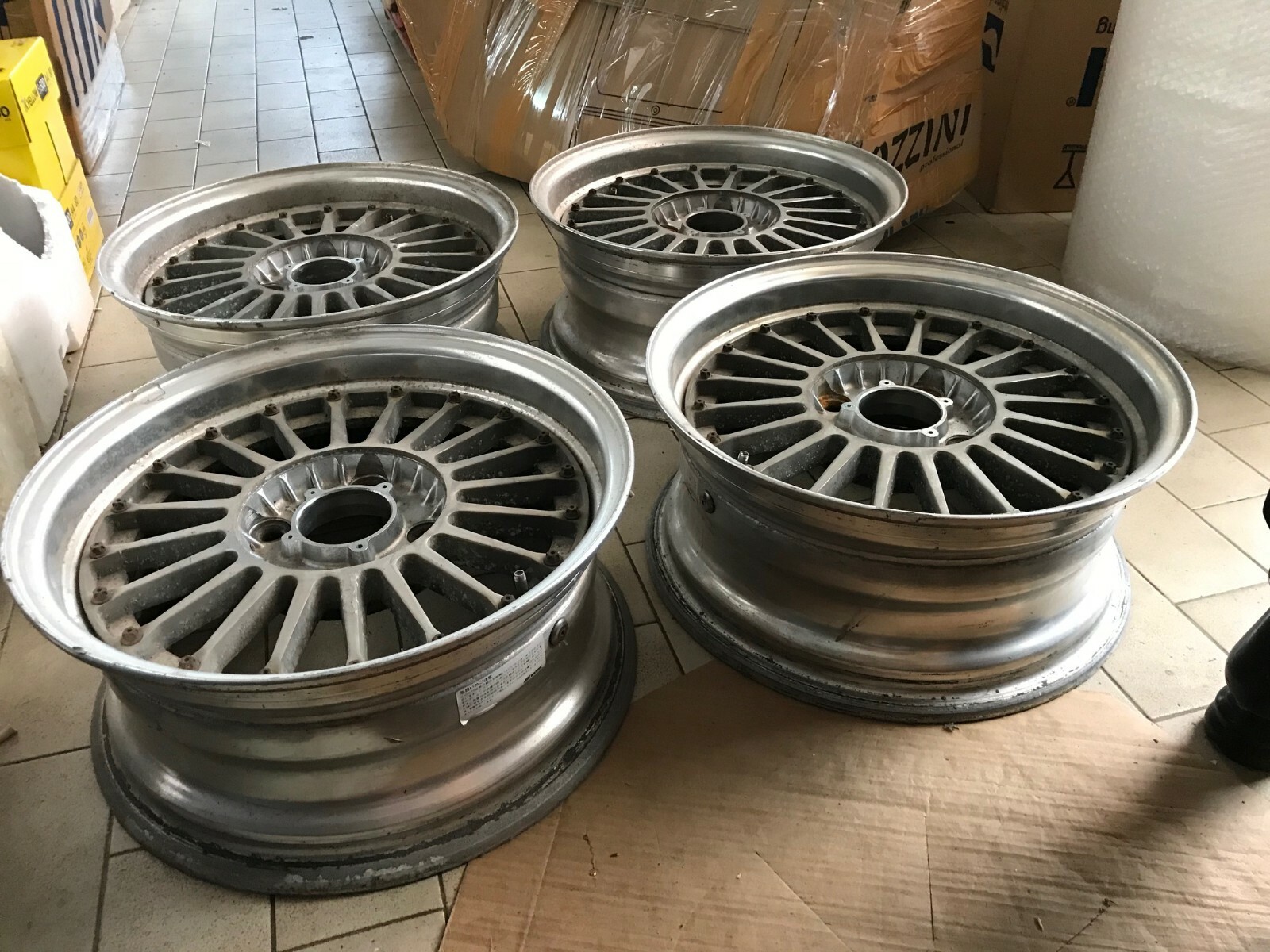 JDM WORK Ewing 2 II fins 15" rims wheels for ae86 mesh ta22 datsun ta23 ...