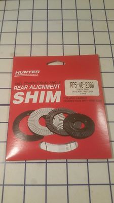 HUNTER Full Contact Dual Angle Rear Alignment SHIM RPS-46-2300 | eBay