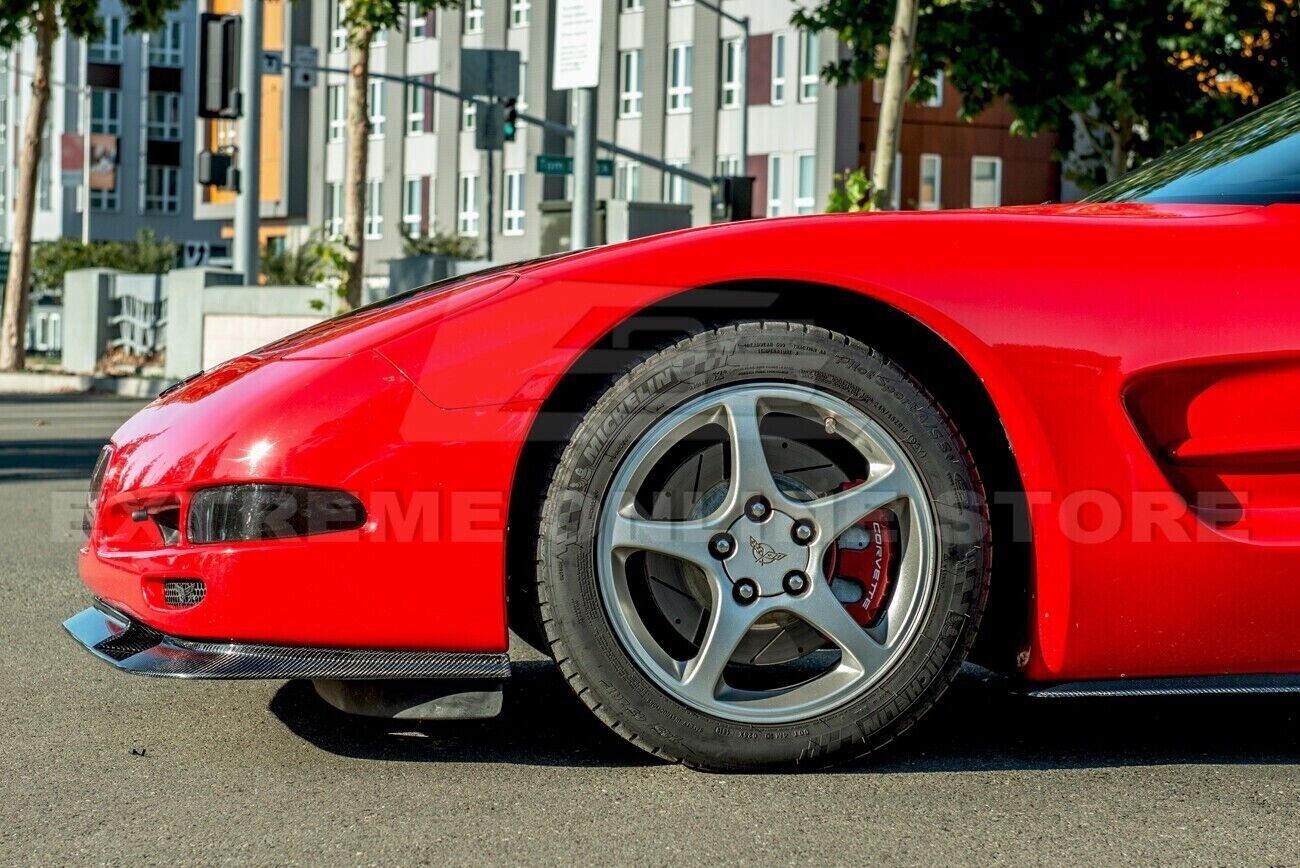 Real Carbon Fiber ZR1 Style Front Lip For 97-04 Corvette C5 ALL Models ...