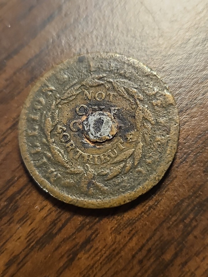 1837 "Not One Cent for Tribute" "Millions for Defence" Hard Times Token ...