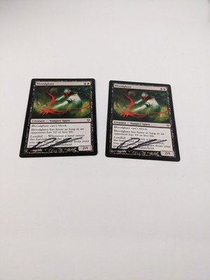 Signed Bloodghast x 2 MTG Magic Gathering zendikar dredge rare | eBay