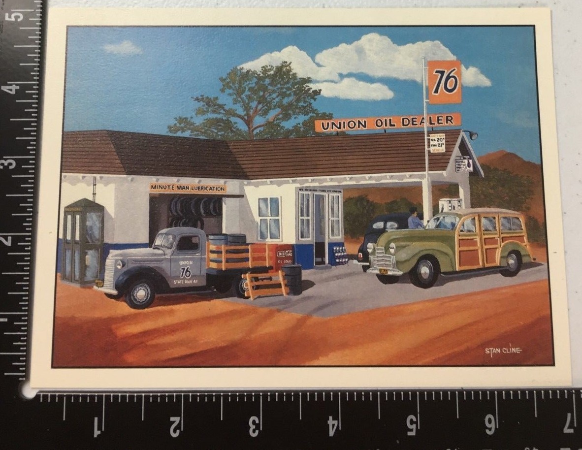 Stan Cline Classic Automobiles Throughout American History Lithographs ...