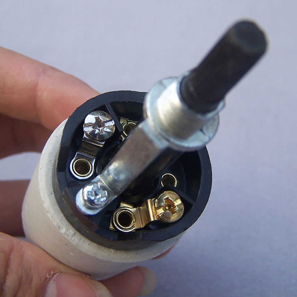 On/Off Light Lamp Rotary Knob Switch Long Bottom Turn Socket E27 Repair ...