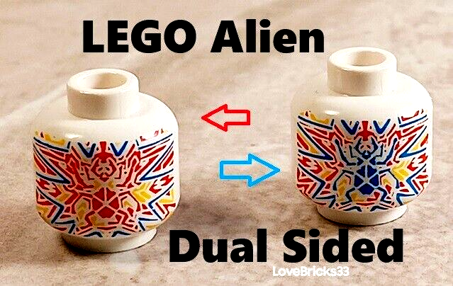 New LEGO Alien BUG Insect Printed Red & Blue Dual Creepy Crawler Legs ...