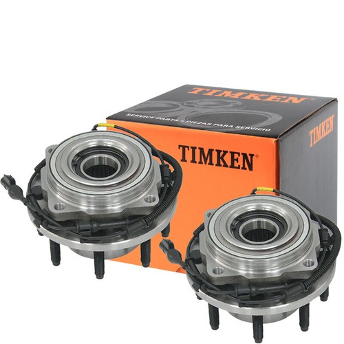 4WD (2) TIMKEN Front Wheel Bearings Hubs For 05-10 Ford F-250 F-350 SD ...