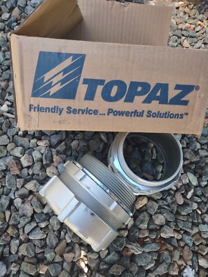 💥4" Threadless Rigid Conduit Compression Connector Malleable | eBay