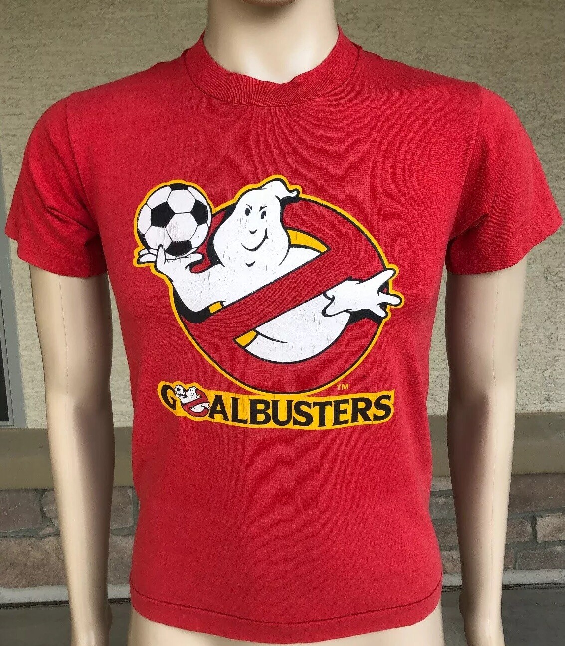 Vintage Goalbusters Soccer T Shirt Ghostbusters Logo Screen Stars USA ...