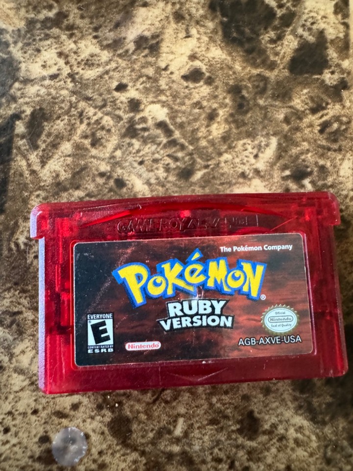 Pokemon: Ruby Version GBA (Game Boy Advance 2003) Authentic Working Dry ...